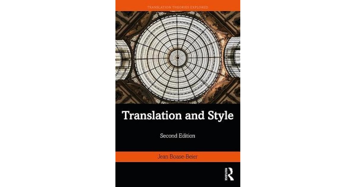 Translation and Style by Jean Boase-Beier