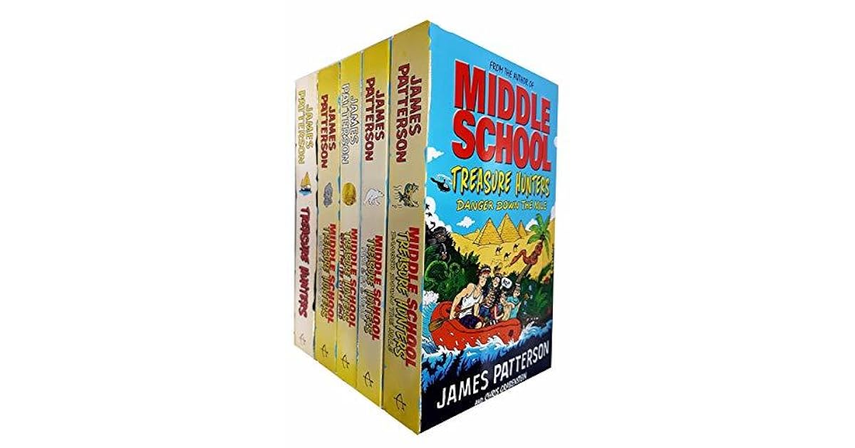 Middle School Treasure Hunters Series Collection 5 Books Set by James ...