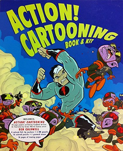 Action Cartooning Book & Kit by Ben Caldwell
