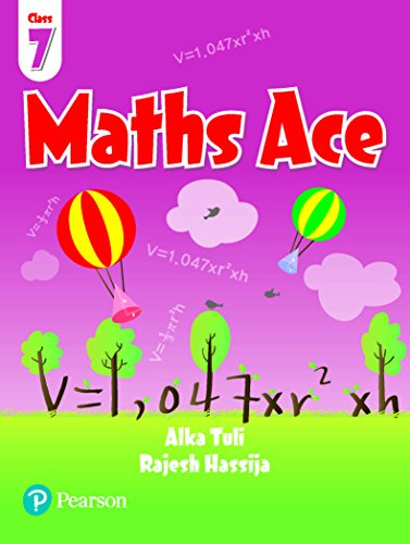 Maths Ace for CBSE class 7 by Pearson by Alka Tuli
