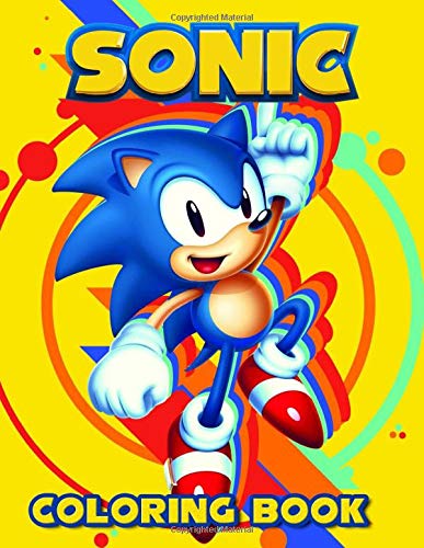Sonic Coloring Book: JUMBO Coloring Book | 60 illustrations | Sonic The ...