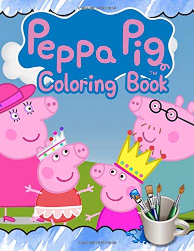 Peppa Pig Coloring Book: Peppa Pig Jumbo Coloring Book With Cool Images ...