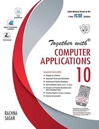Together with ICSE Computer Applications Study Material for Class 10 by ...