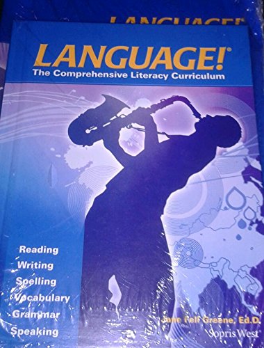 language the comprehensive literacy curriculum book a