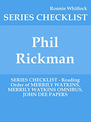 Phil Rickman - SERIES CHECKLIST - Reading Order of MERRILY WATKINS ...