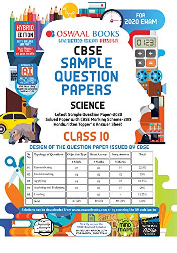 Oswaal CBSE Sample Question Papers Class 10 Science by Oswaal Editorial ...