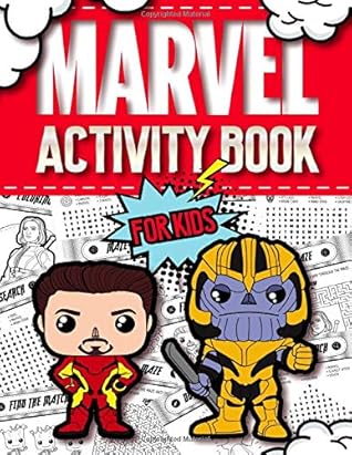 Marvel Activity Book For Kids: Avengers Activity Book: Find the Match ...