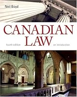Canadian Law: An Introduction by Neil Boyd