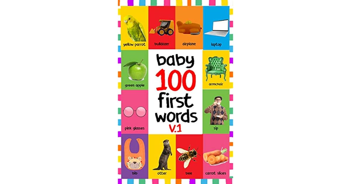 BABY 100 FIRST WORDS V.1: FLASH CARDS IN KINDLE EDITION, BABY FIRST 100 ...
