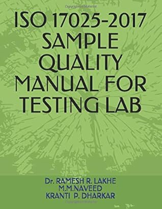 ISO 17025-2017 SAMPLE QUALITY MANUAL FOR TESTING LAB by Dr RAMESH ...