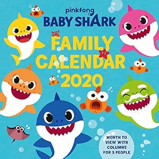 Baby Shark 2020 Family Organiser Calendar - Official Square Wall Format ...