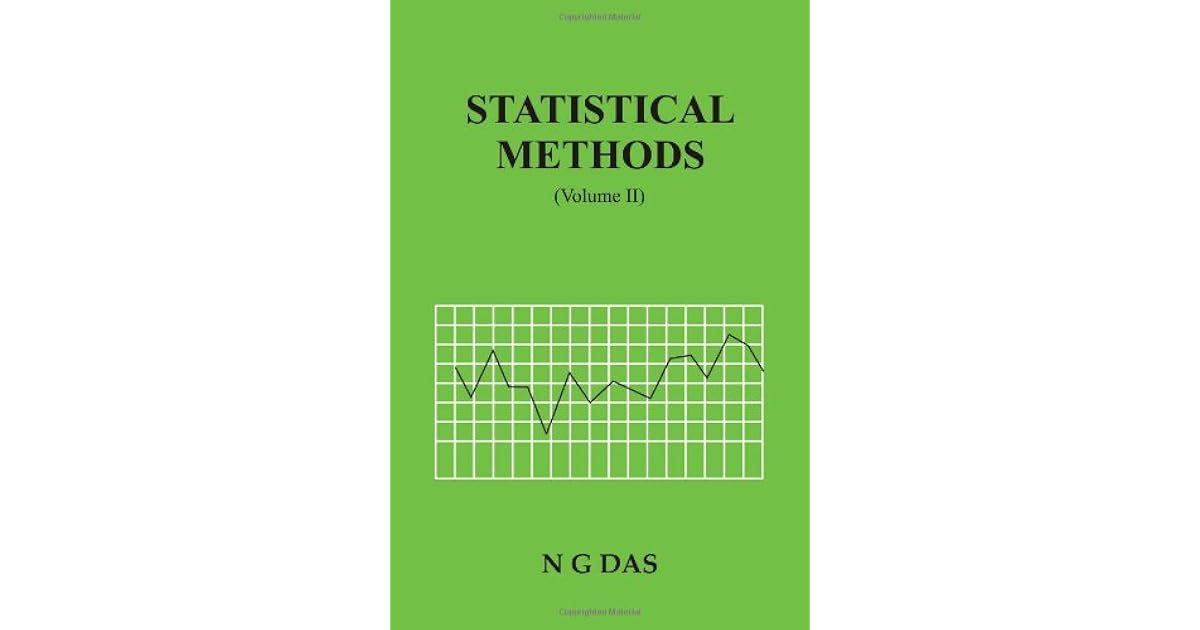 Statistical Methods: Volume II by N.G. Das