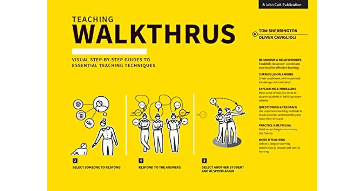 Teaching Walkthrus: Visual step-by-step guides to essential teaching ...
