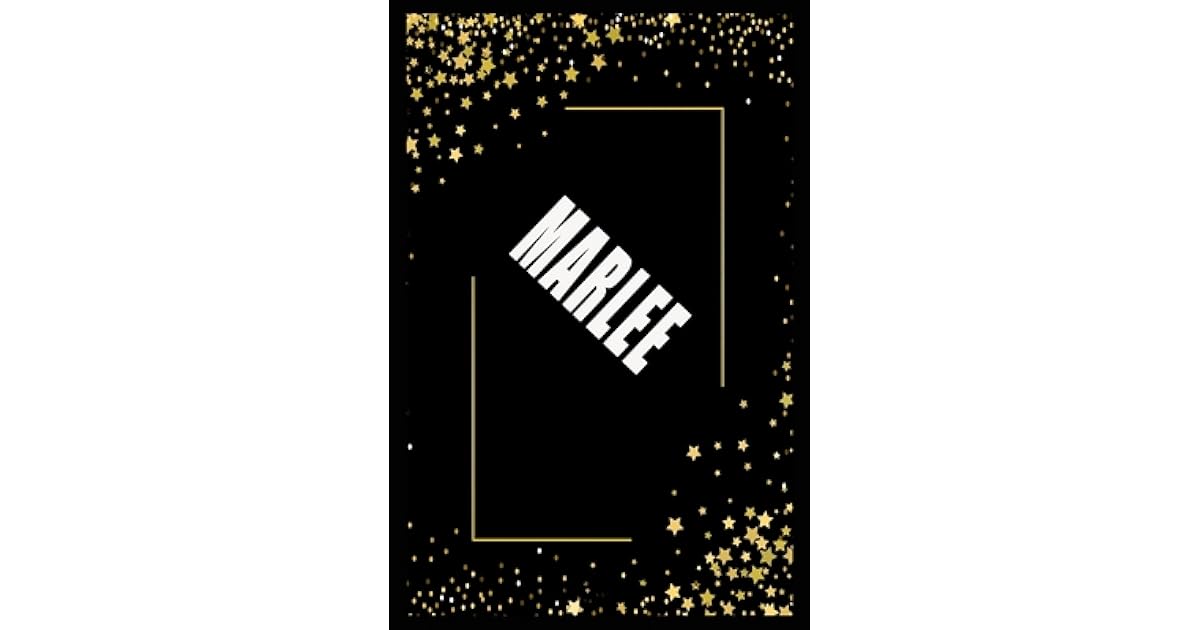 MARLEE (6x9 Journal): Lined Writing Notebook with Personalized Name ...