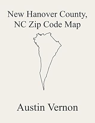 New Hanover County, North Carolina Zip Code Map: Includes Federal Point ...