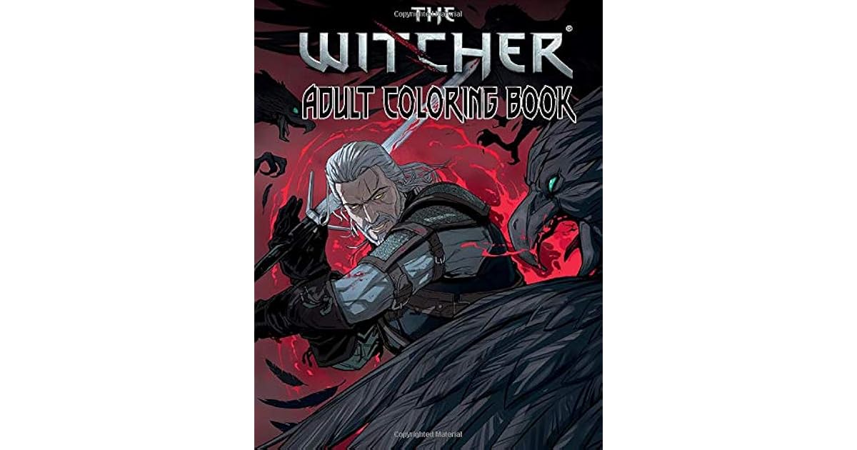 The Witcher Coloring Book: Coloring Book for Adults. All time favorite ...