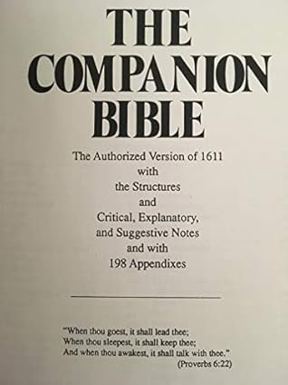 The Companion Bible – Enlarged Print - Loose-Leaf by E.W. Bullinger