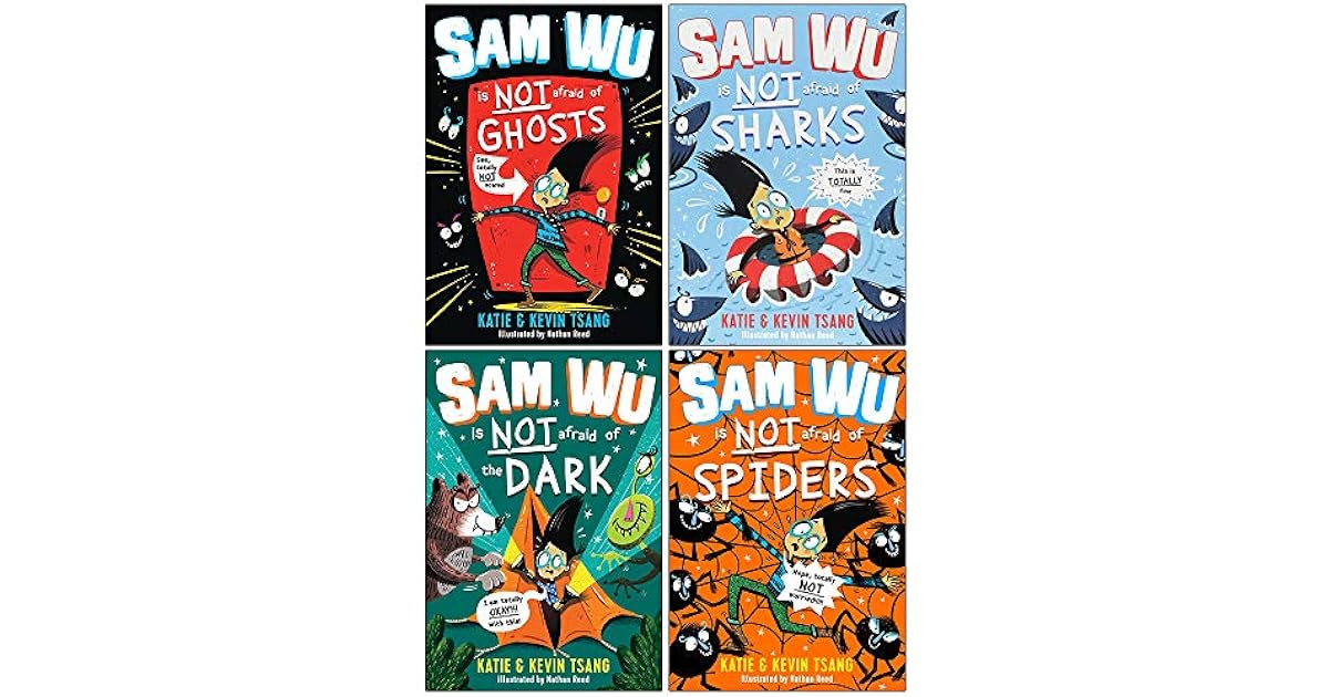 Sam Wu Is Not Afraid Series 4 Books Collection Set By Kevin Tsang ...