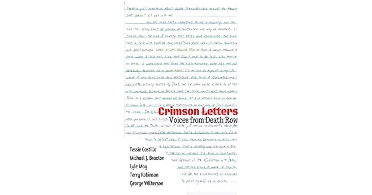 Crimson Letters: Voices from Death Row by Tessie Castillo