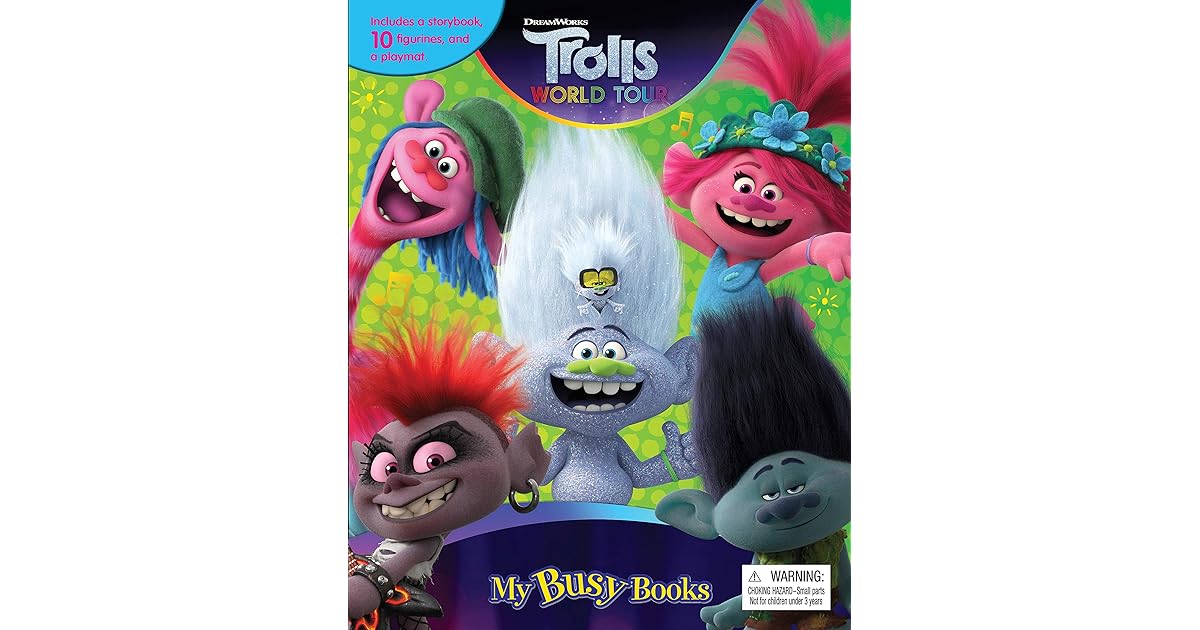 DreamWorks Trolls World Tour My Busy Books by Phidal Publishing Inc.