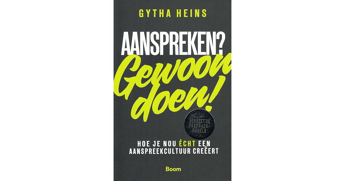 Aanspreken? Gewoon doen! by Gytha Heins