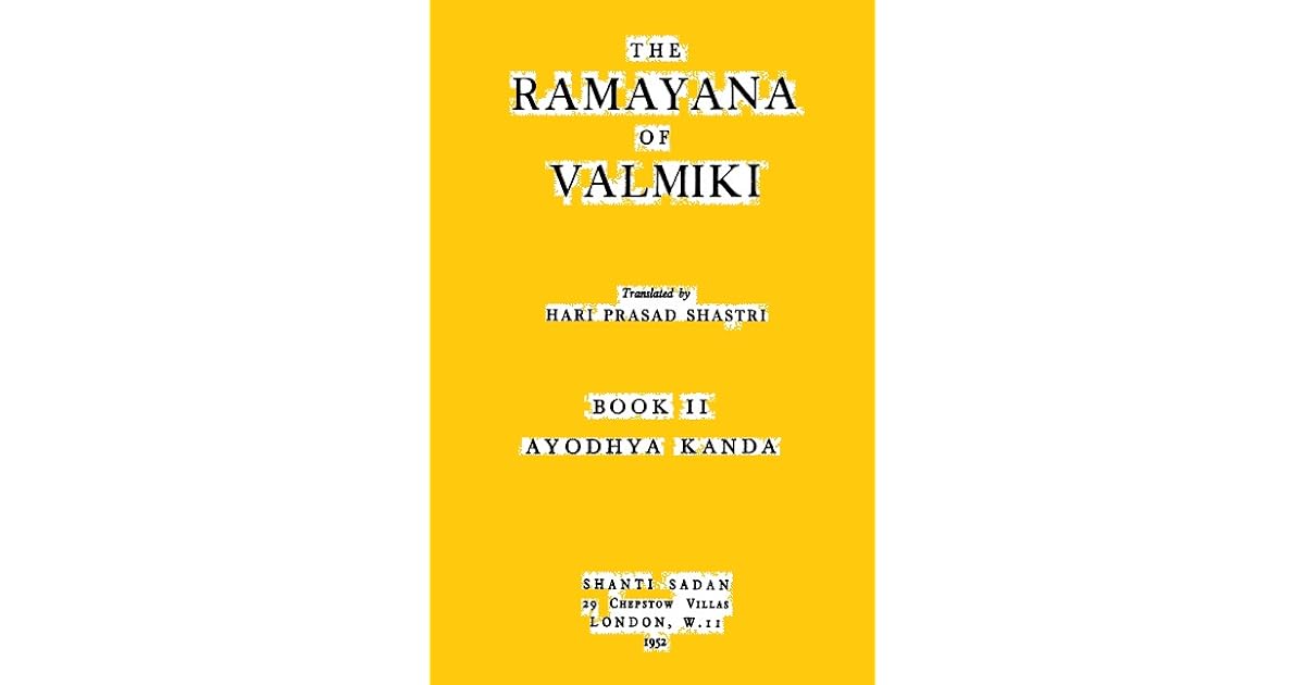 Ayodhya Kanda (The Ramayana, #2) by Vālmīki