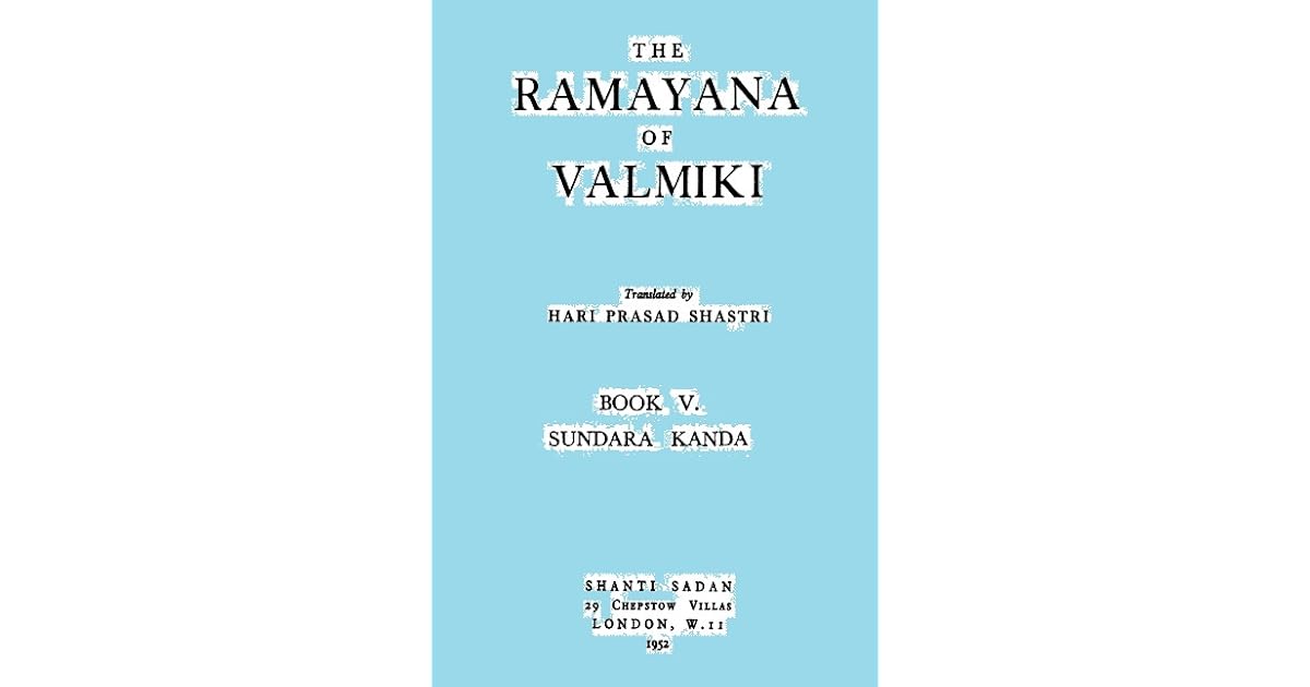 Sundara Kanda (The Ramayana, #5) by Vālmīki