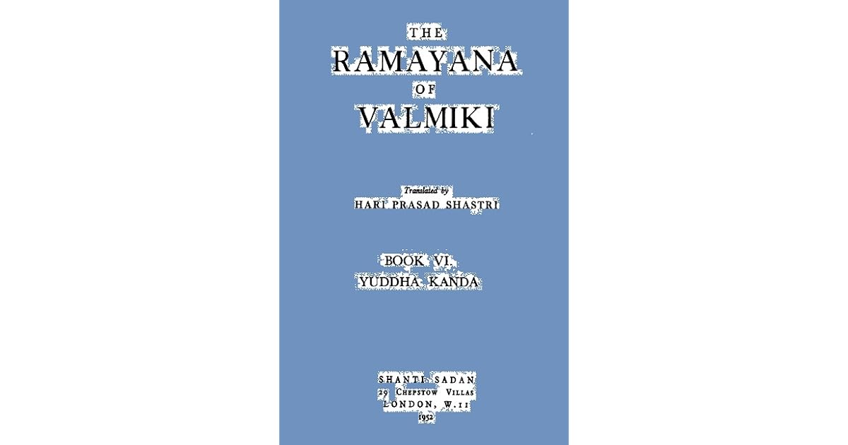Yuddha Kanda (The Ramayana, #6) by Vālmīki