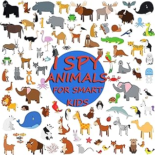 I SPY [ ANIMALS ] For Smart Kids: I Spy Animals A Fun Guessing Game For ...