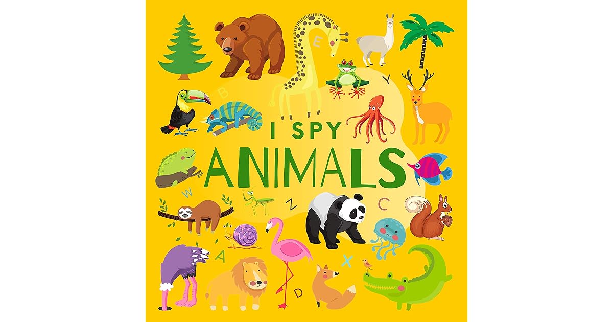 I Spy Animals: A Fun Guessing Game Picture Book for Kids Ages 2-5 ...
