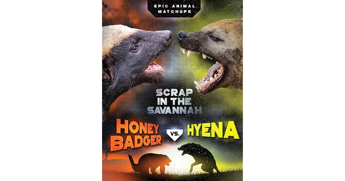 Honey Badger vs. Hyena: Scrap in the Savannah by Jon Alan