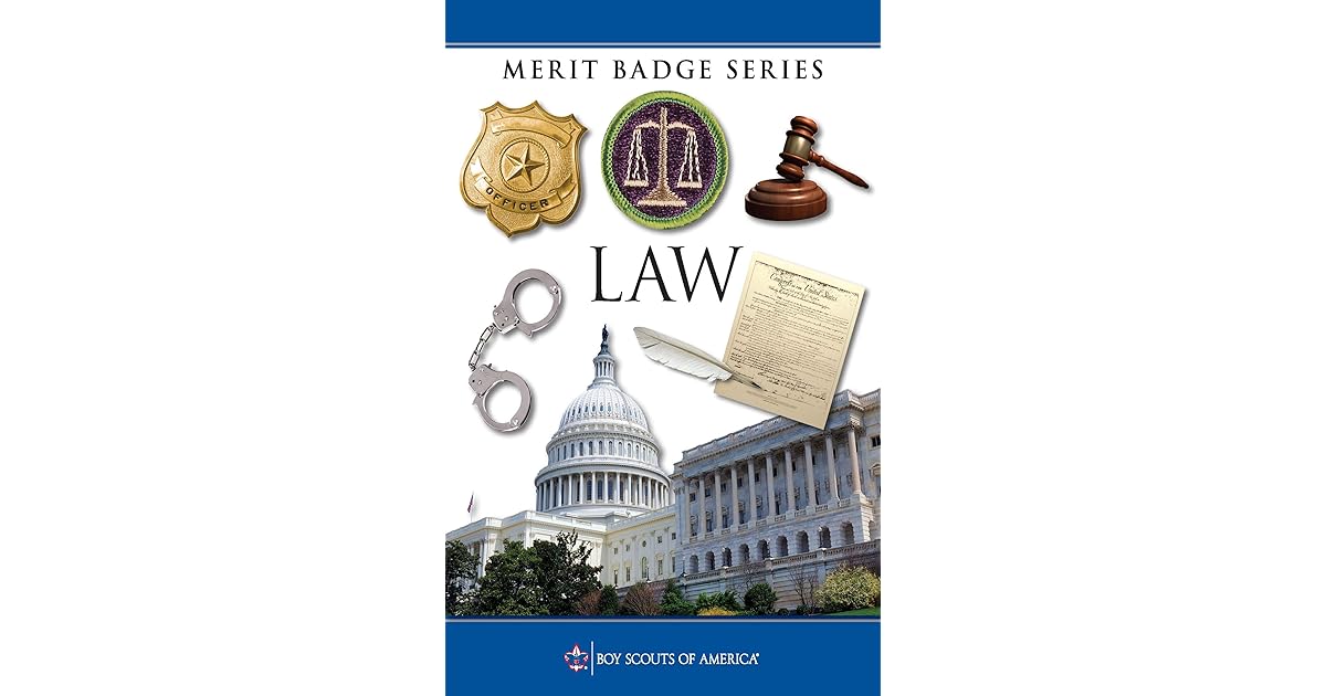 Law Merit Badge Pamphlet by Boy Scouts of America