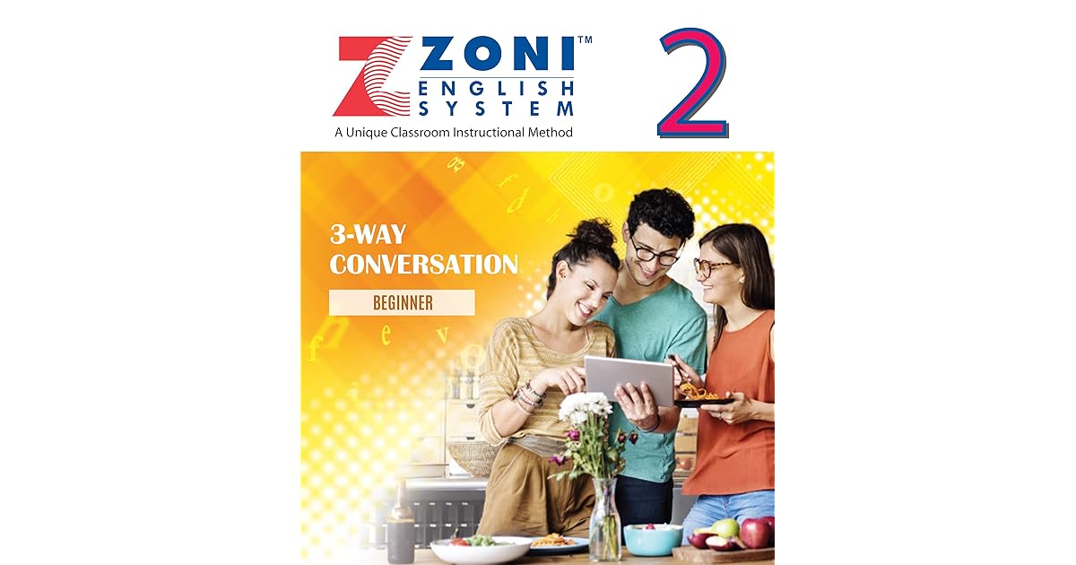 ZONI ENGLISH SYSTEM - 3 WAY CONVERSATION - Beginner: Book 2 of 12 by ...