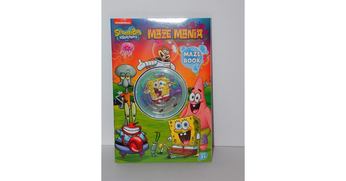 Spongebob Squarepants Maze Mania - Maze Book by Imagine Publications
