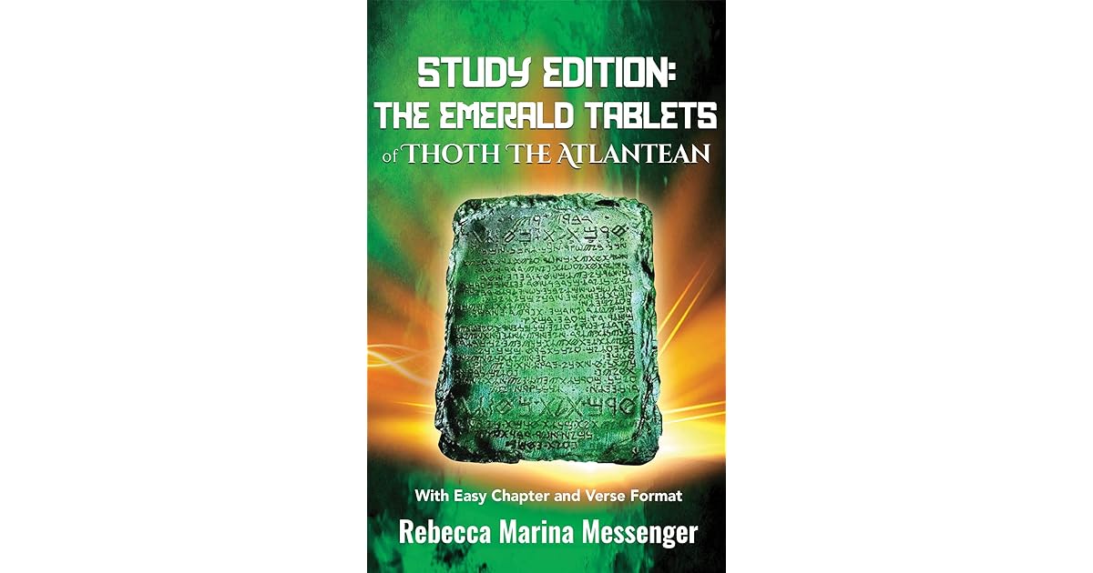 Study Edition The Emerald Tablets of Thoth The Atlantean by Rebecca ...