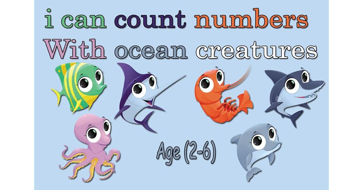 i can count numbers With ocean creatures: Fun and learning for children ...