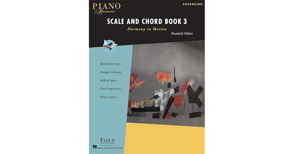 Piano Adventures Scale and Chord Book 3 by Randall Faber