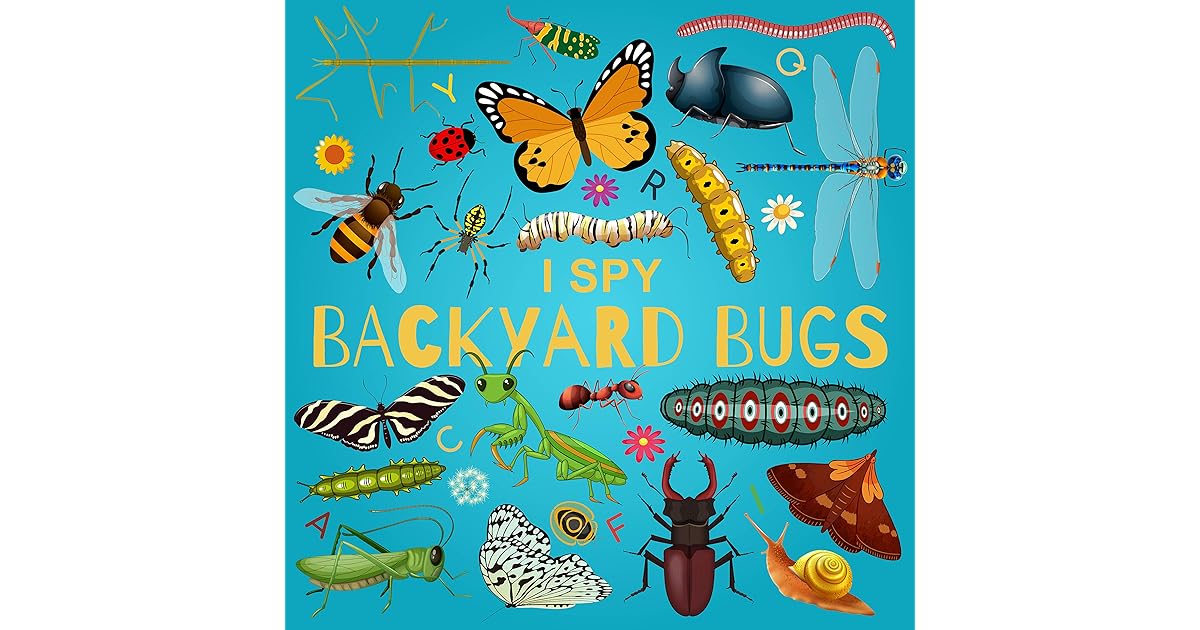 I Spy Backyard Bugs: A Fun Guessing Game Picture Book for Kids Ages 2-5 ...