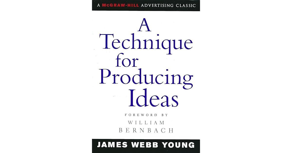 A Technique for Producing Ideas by James Webb Young