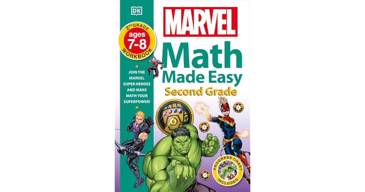 Marvel Math Made Easy, Second Grade: Join the Marvel Super Heroes and ...
