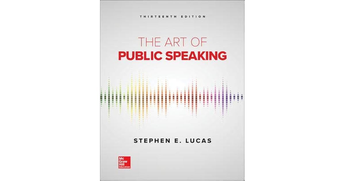 The Art Of Public Speaking 13th Edition Amazon