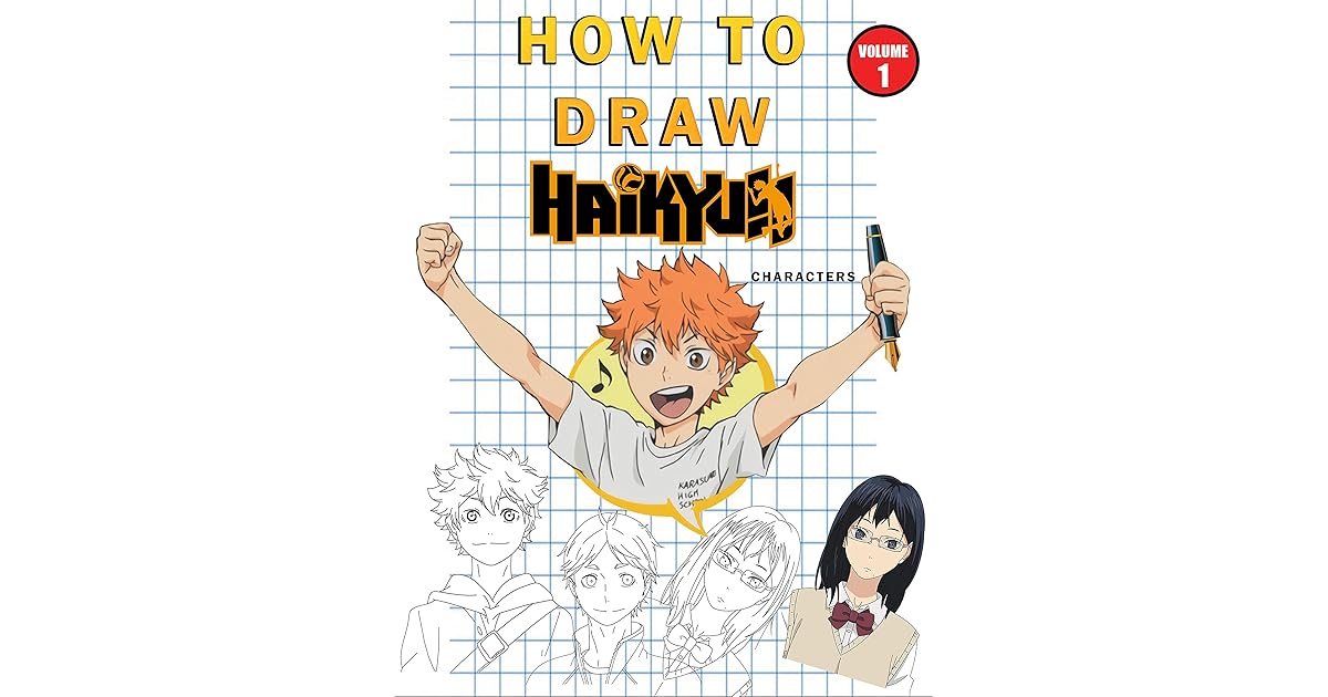 How to Draw haikyuu characters : Step by Step : Vol 1 by Manga Drawring
