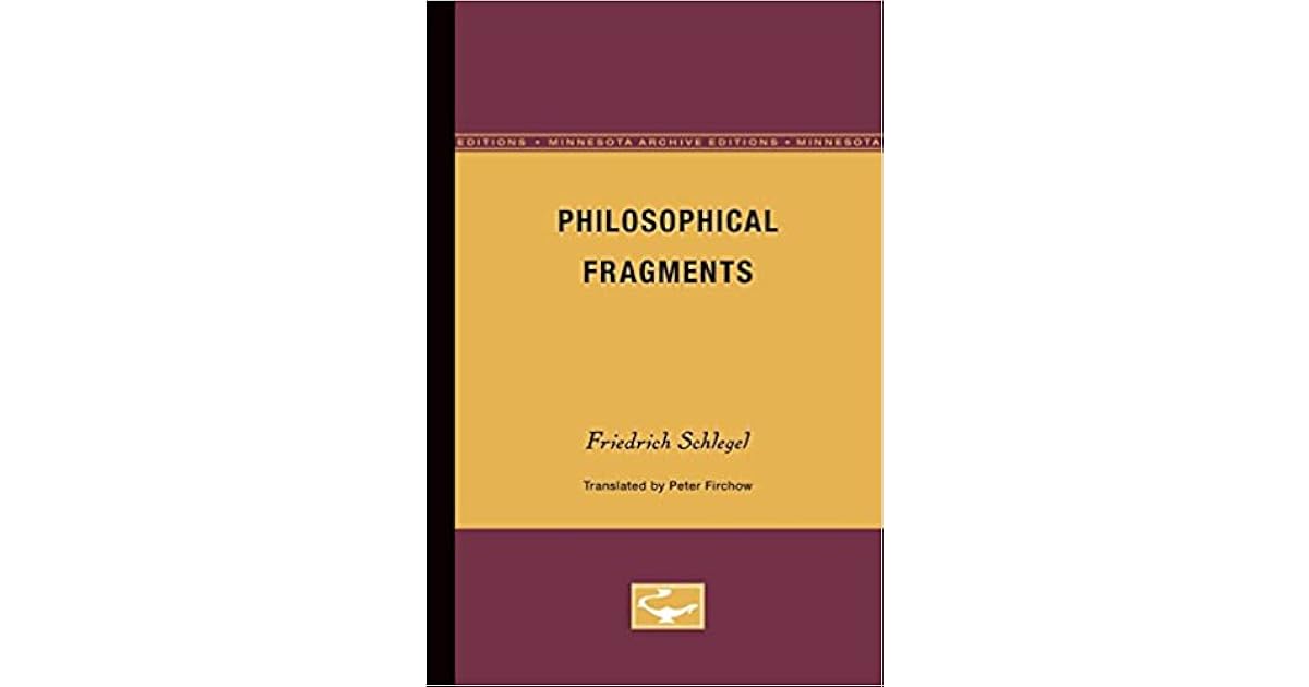 Philosophical Fragments by Friedrich Schlegel