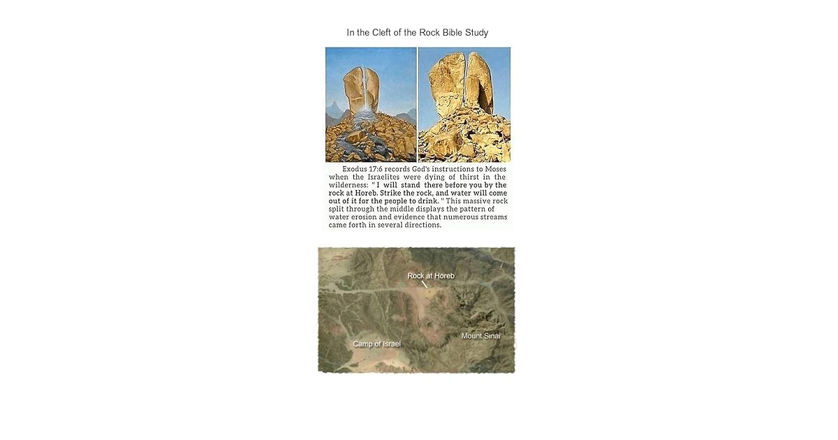 The Cleft of the Rock Bible Study: Moses leads the Israelites during ...
