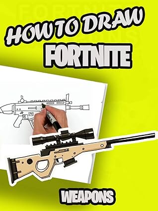 Fortnite Weapons Drawing Tutorial by Fred Pencer