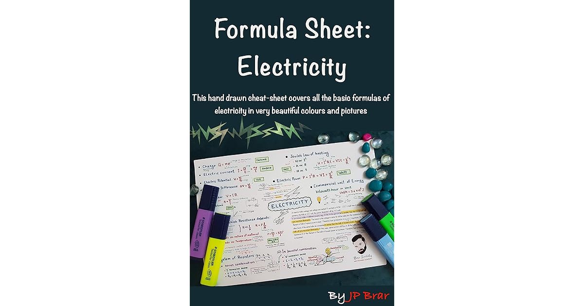 Current Electricity: Formula Sheet : Colourful & creative way to learn ...
