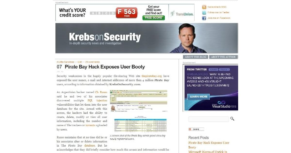 Krebs on Security by Brian Krebs