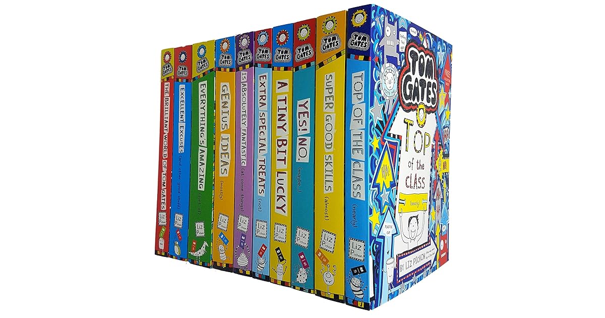 Tom Gates Series 1 & 2: 10 Books Collection Set By Liz Pichon(The ...
