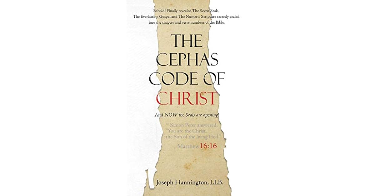 Book giveaway for The Cephas Code of Christ by Joseph Hannington Nov 12 ...