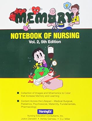 Memory Notebook of Nursing, Vol 2 by JoAnn Zerwekh, NURSING EDUCATION ...